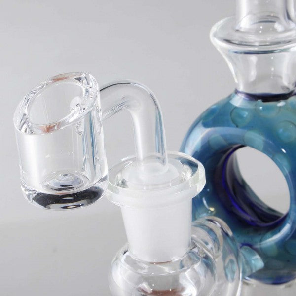 Black Leaf '"Blue Donut'' Dab Rig Rycycler Bong • Buy | Puff Puff Palace